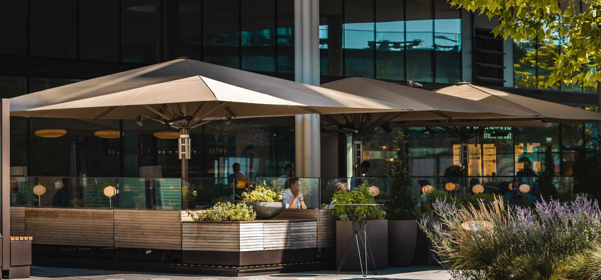 Al Banco Wien | Überdachungslösung von TEMEL PLANEN